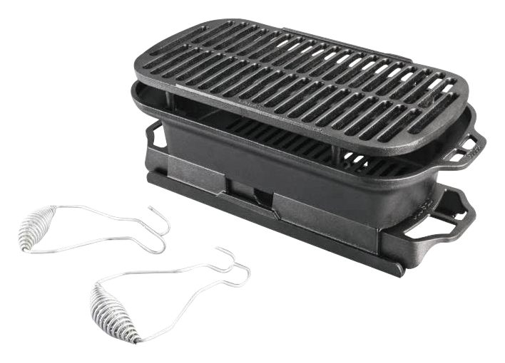 Lodge Sportsman's Pro Cast Iron Grill | Mack's Prairie Wings